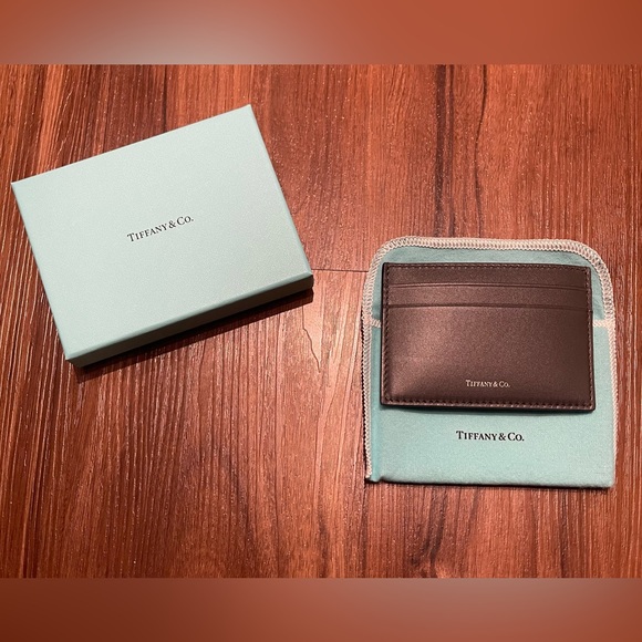 Tiffany & Co. | Accessories | New Authentic Tiffany Co Black Leather ...